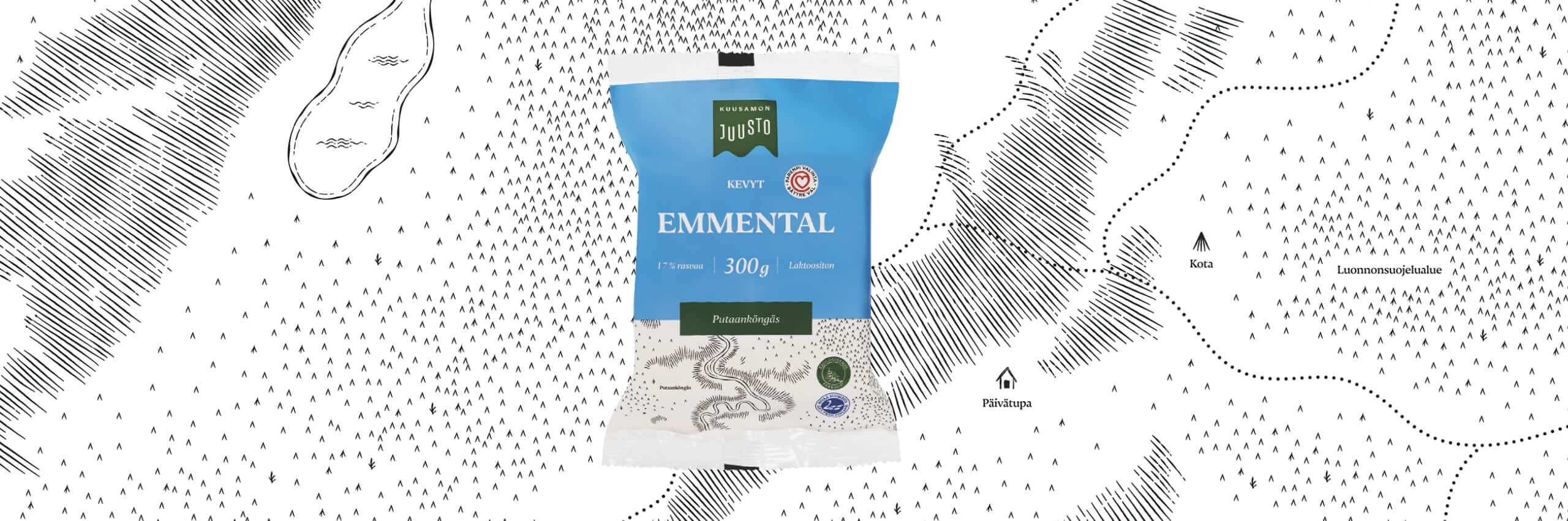 Kevyt Emmentaljuusto 300g — Hiilijalanjälki laskettu