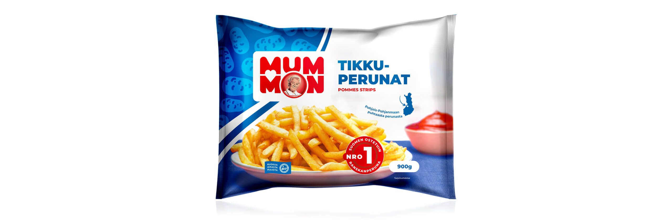 Mummon slim French fries 900 g — Carbon Footprint Calculated