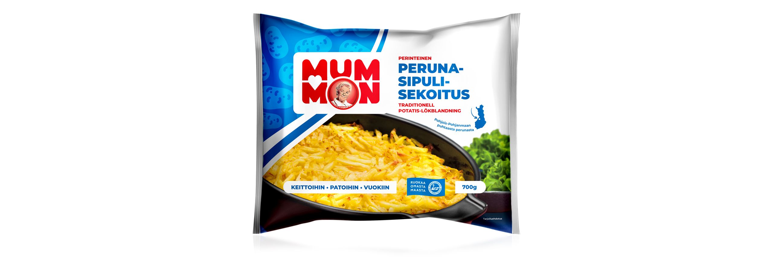 Mummon Traditional potato-onion strips 700g — Carbon Footprint Calculated